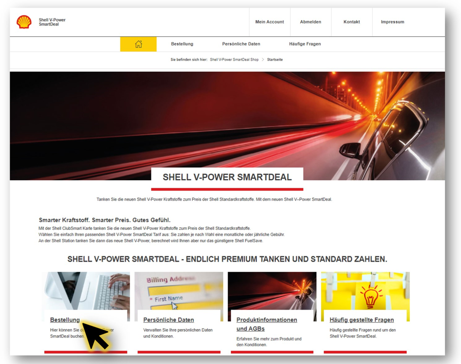Wie buche ich den Shell V-Power SmartDeal online? – Shell Germany