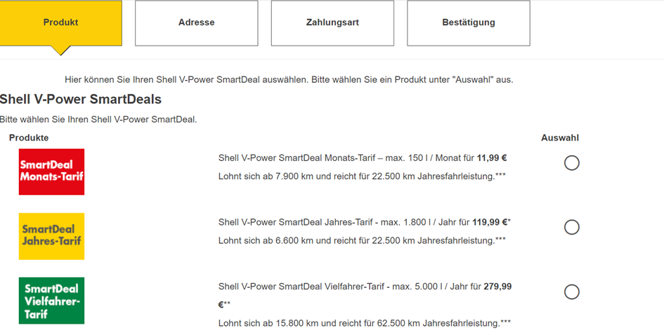 Wie buche ich den Shell V-Power SmartDeal online? – Shell Germany