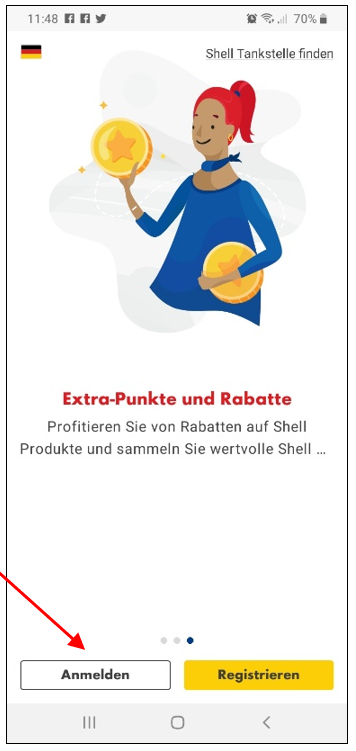 Ich habe Shell SmartPay in der alten App (Motorist App) genutzt und ...